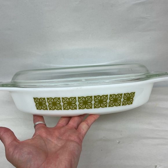 Pyrex | Kitchen | Pyrex Green Verde Divided Casserole Dish 5 | Poshmark